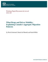What Drags and Drives Mobility: Explaining Canada’s Aggregate Migration ...